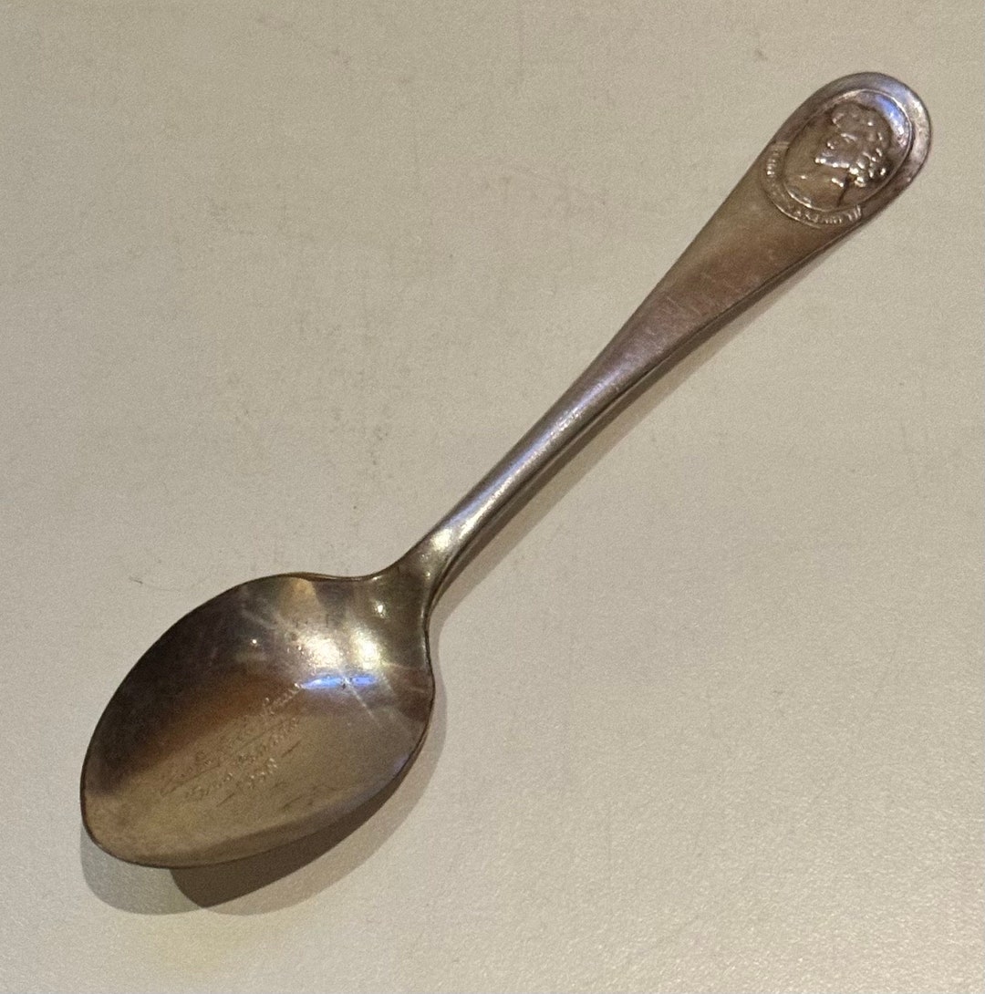 1958 Princess Margaret Her Royal Highness Visits Canada Souvenir Spoon ...