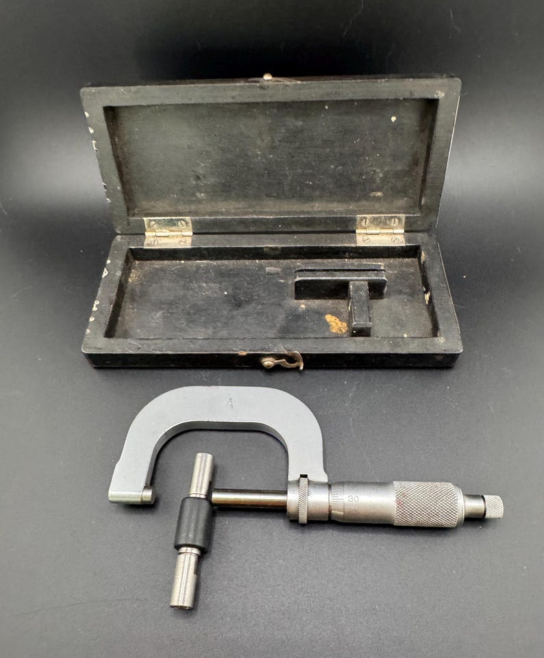 Antique Spindelgewinde Gemartet Geschliffen German Outside Micrometer ...