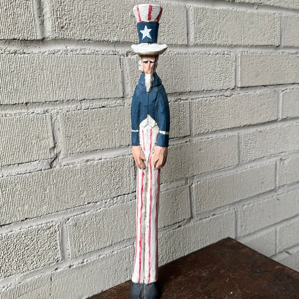 Uncle Sam Figurine - Etsy