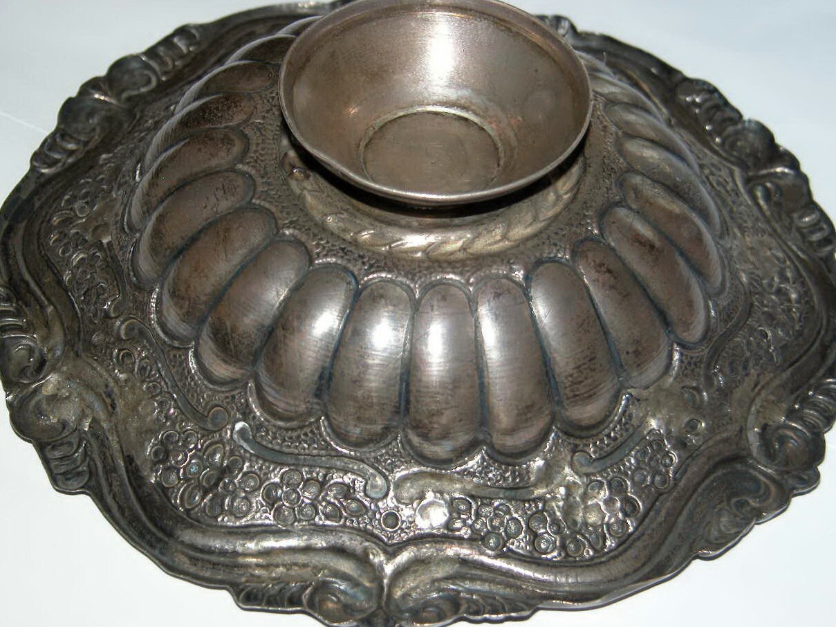 Antique Ornate Silver Victorian Candy Dish Bonbon Dish - Etsy