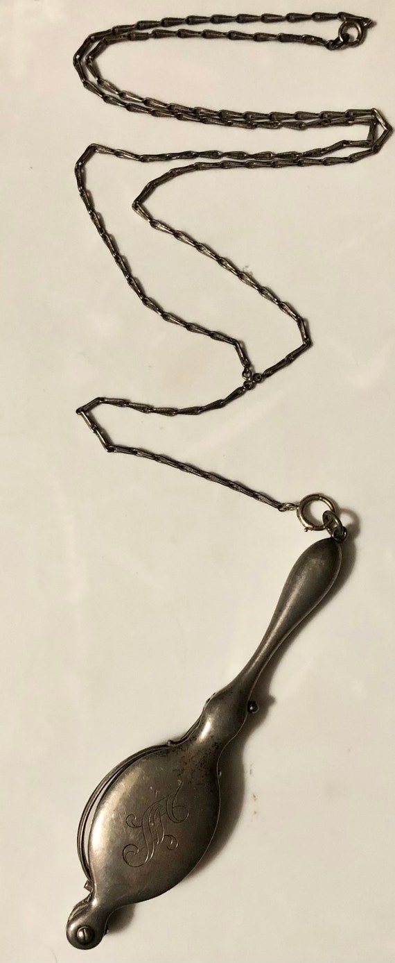 Antique Sterling Silver Victorian Lorgnette on Long M… - Gem