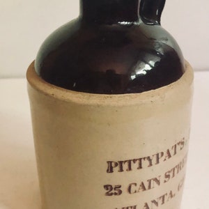 1970s Miniature Stoneware Whiskey Jug Pittypat's Porch Restaurant ...