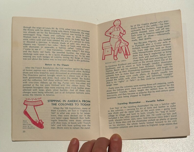 Vintage 1969 Shoes of Yesterday Wohl Shoe Company Book on the Romance ...