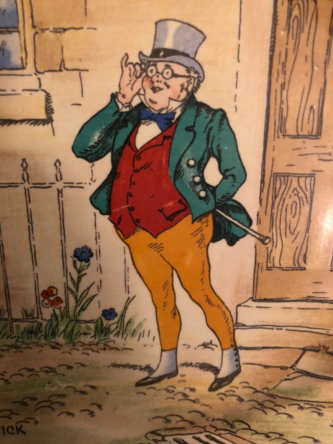 Mr Pickwick Charles DICKENS Character Plate Collectible Alfred - Etsy ...