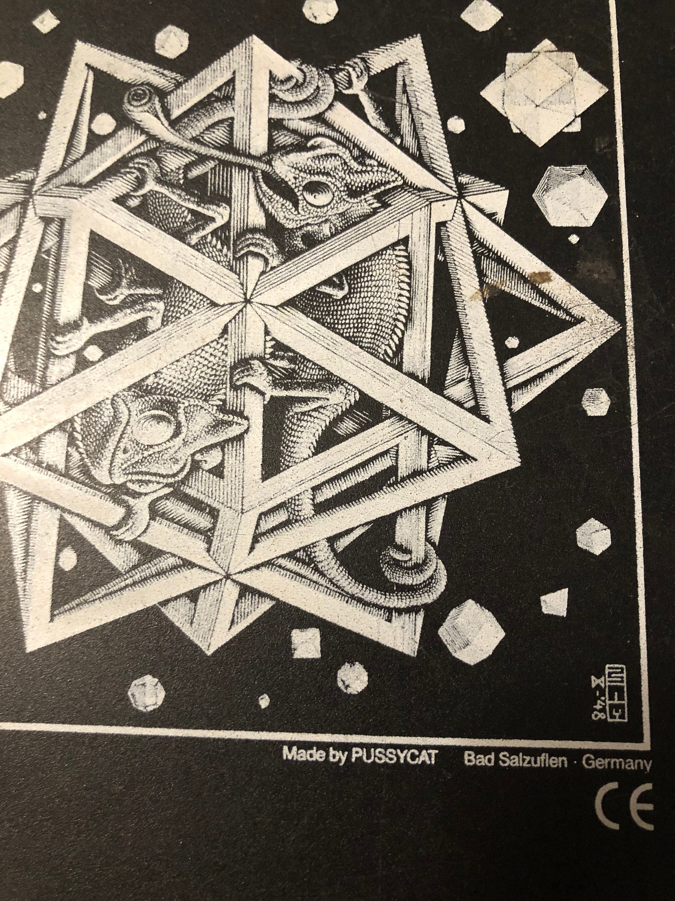 Escher Stars 1948 Cordon Art Pussycat Bad Salzuflen Germany Plastic ...