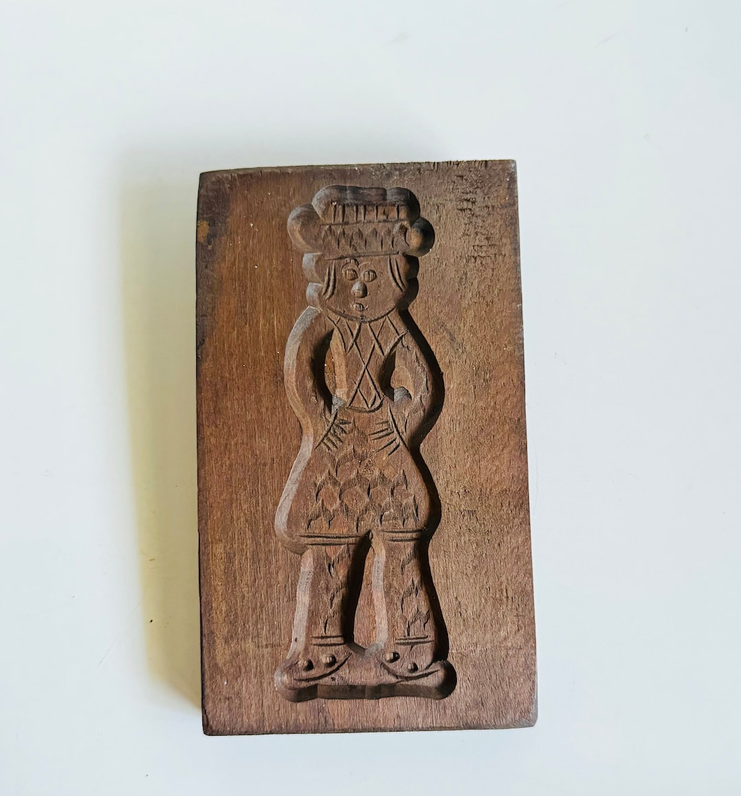 Vintage Carved Dutch Carved Wooden Pastry Mold Stamp Holland ...