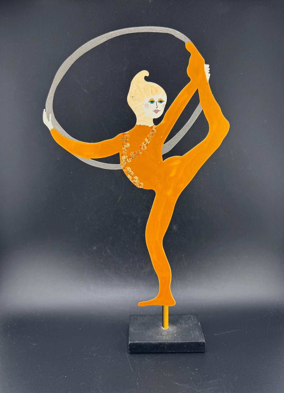 Fabulous 1996 Vintage Judie Bomberger Hoop Dancer Sculpture Cirque Du ...