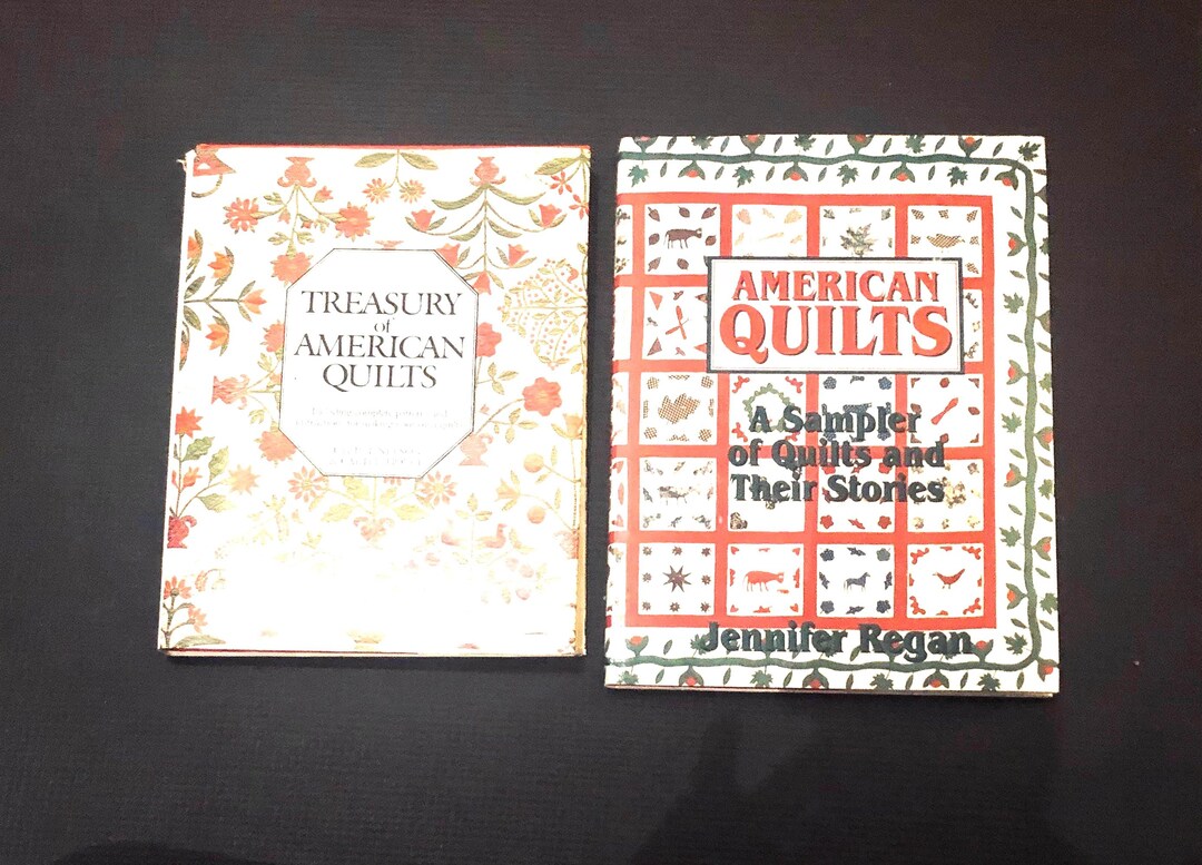 2 Gorgeous 1980s Quilt Coffee Table Book Quilting Reference Books ...