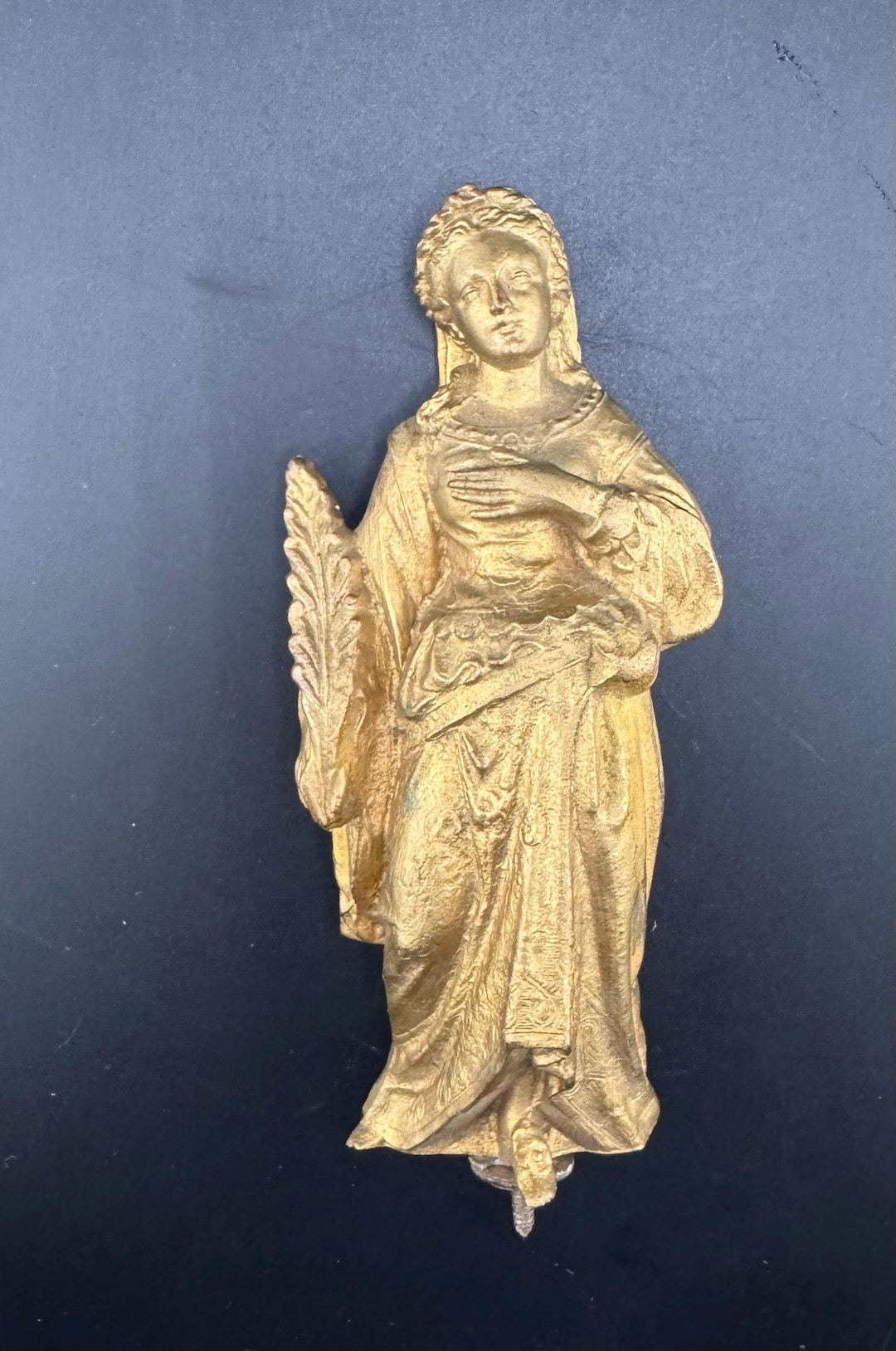 Antique Victorian French Gilt Spelter Noble Woman Neoclassic Statue ...