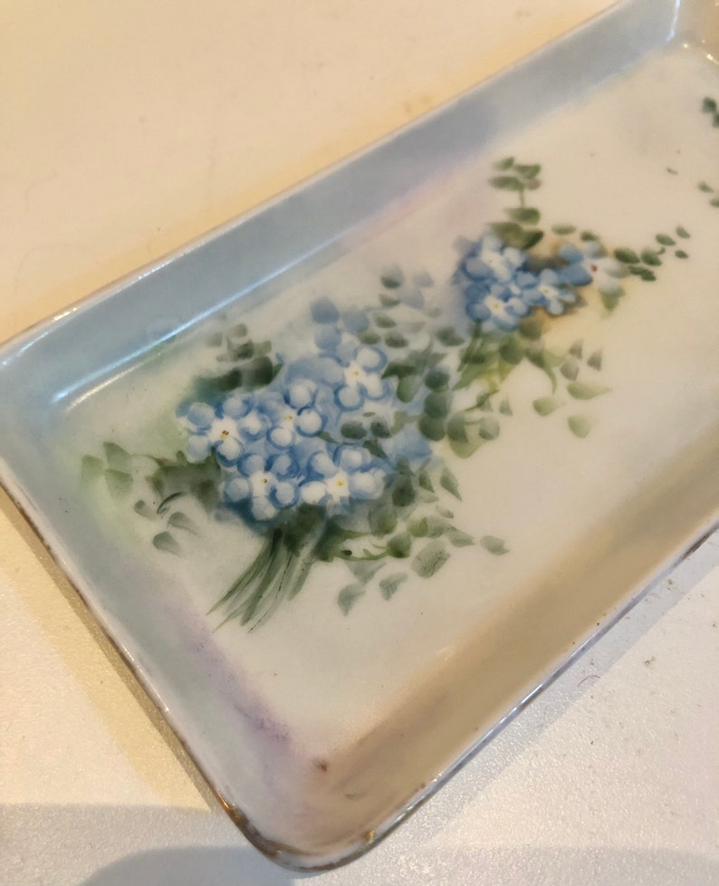 Antique Art Nouveau French Limoges GOA France Trinket Dish Hand Painted ...