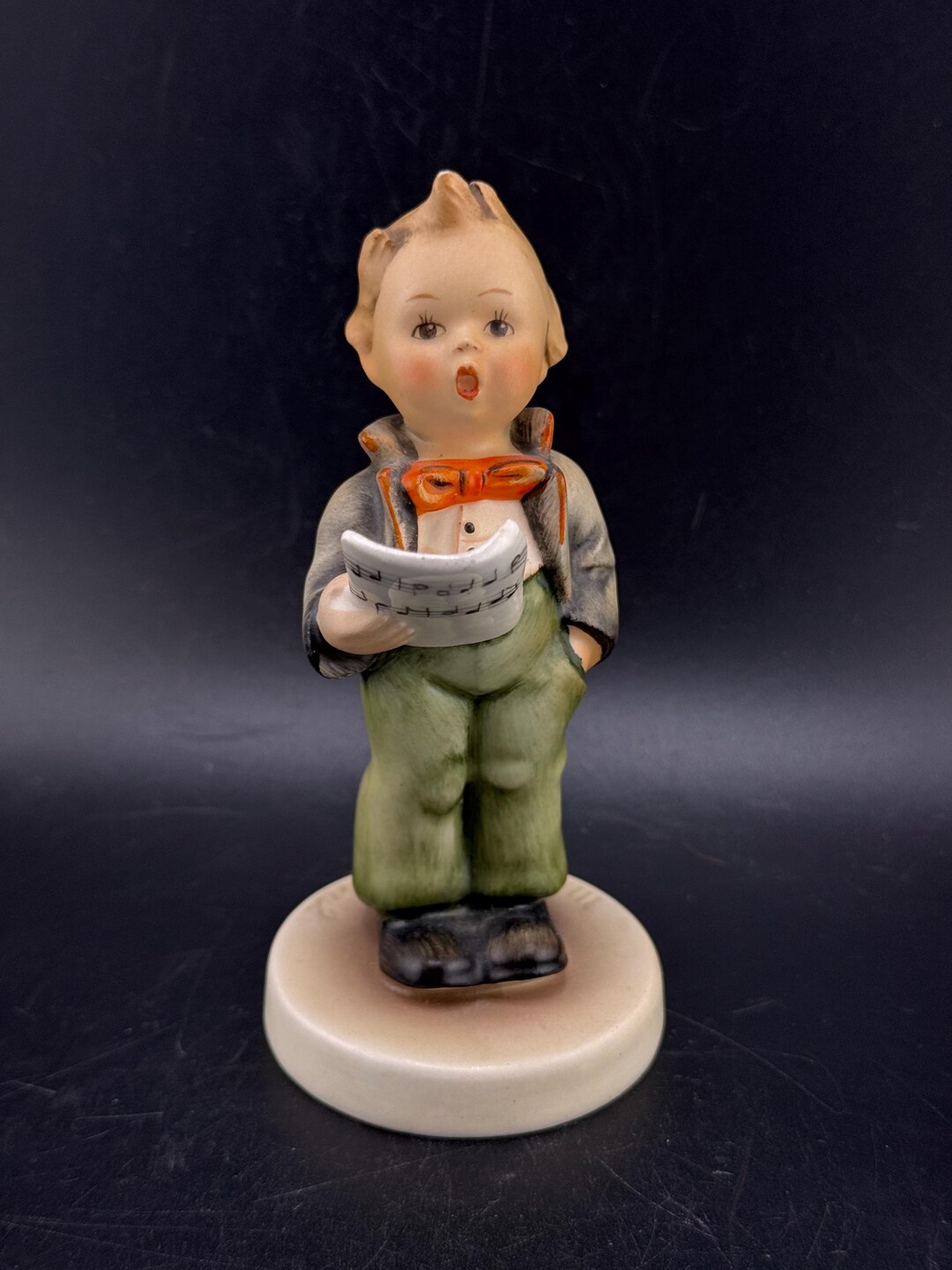 Vtg Goebel Hummel Soloist Boy Figurine #135 Orchester Chorus Singer ...