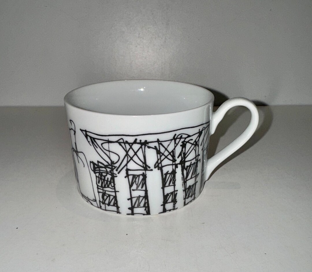 TBWA Chiat Day Coffee Mug Frank Gehry Design Ad Agency Giveaway Los ...