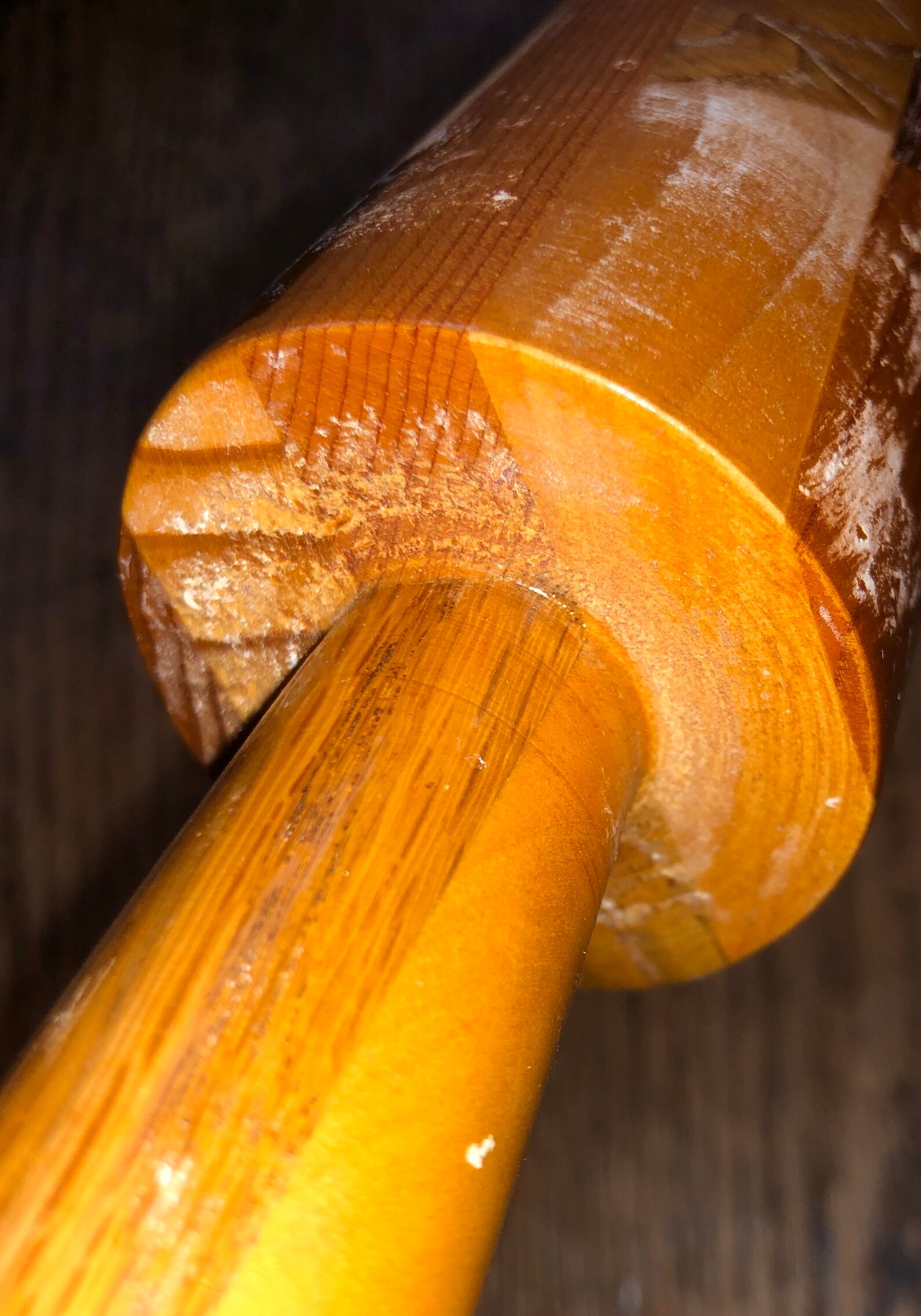 Vintage Wooden Rolling Pin Handmade Wood Inlay Marquetry | Etsy