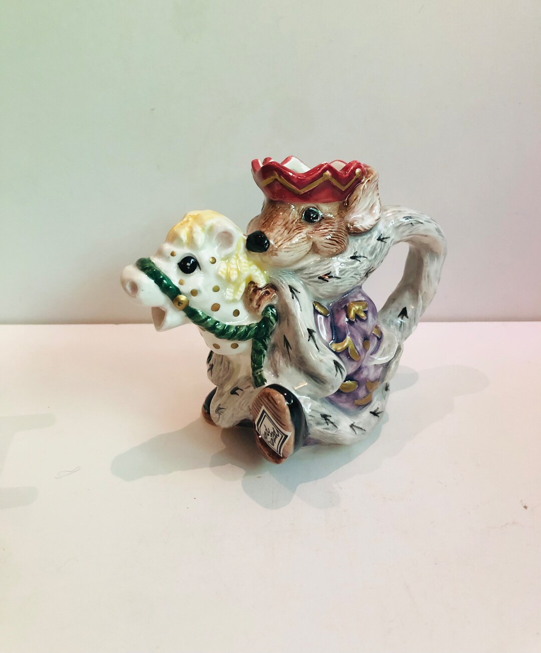 Vintage Fitz & Floyd Ceramic Christmas Nutcracker Sweets Rat King ...