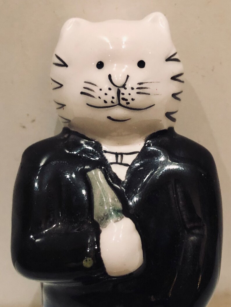 Vintage Fitz & Floyd Anthropomorphic Cat Wine Butler Sommelier - Etsy