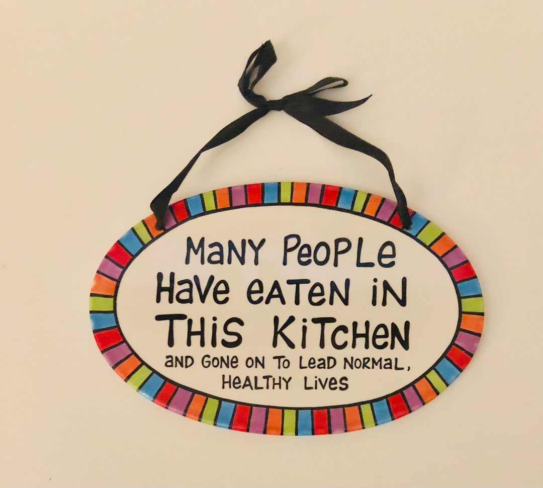 Funny Lorrie Veasey Kitchen Wall Art Decorative Tile Wall Hanging Our ...