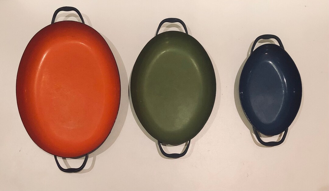 Vintage Mid Century Modern Kitchen Scandinavian or French Enamelware ...