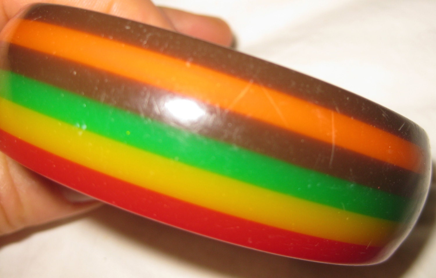 Rare Six Layer Vintage Lucite or Resin or Bakelite Bangle - Etsy