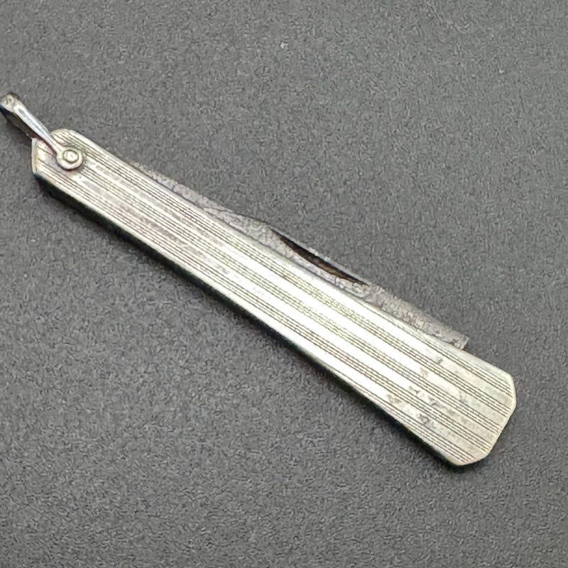 Silver Pocket Knife - Etsy