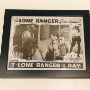 1950s the Lone Ranger Rides Again B&W Photo Chapter 7 Lone Ranger at ...