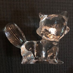 1980 Vintage Goebel Glass Fox or Cat Paperweight Figurine as Is - Etsy