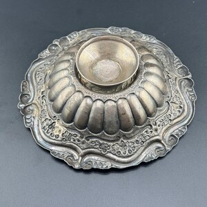 Antique Ornate Silver Repousse Victorian Candy Dish Bonbon Dish ...