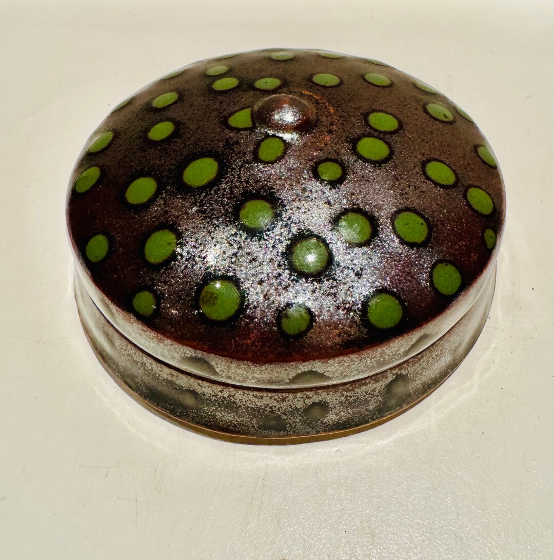 Fabulous Ceramic Stardust Trinket Box Dean and Martin Pottery Seagrove ...