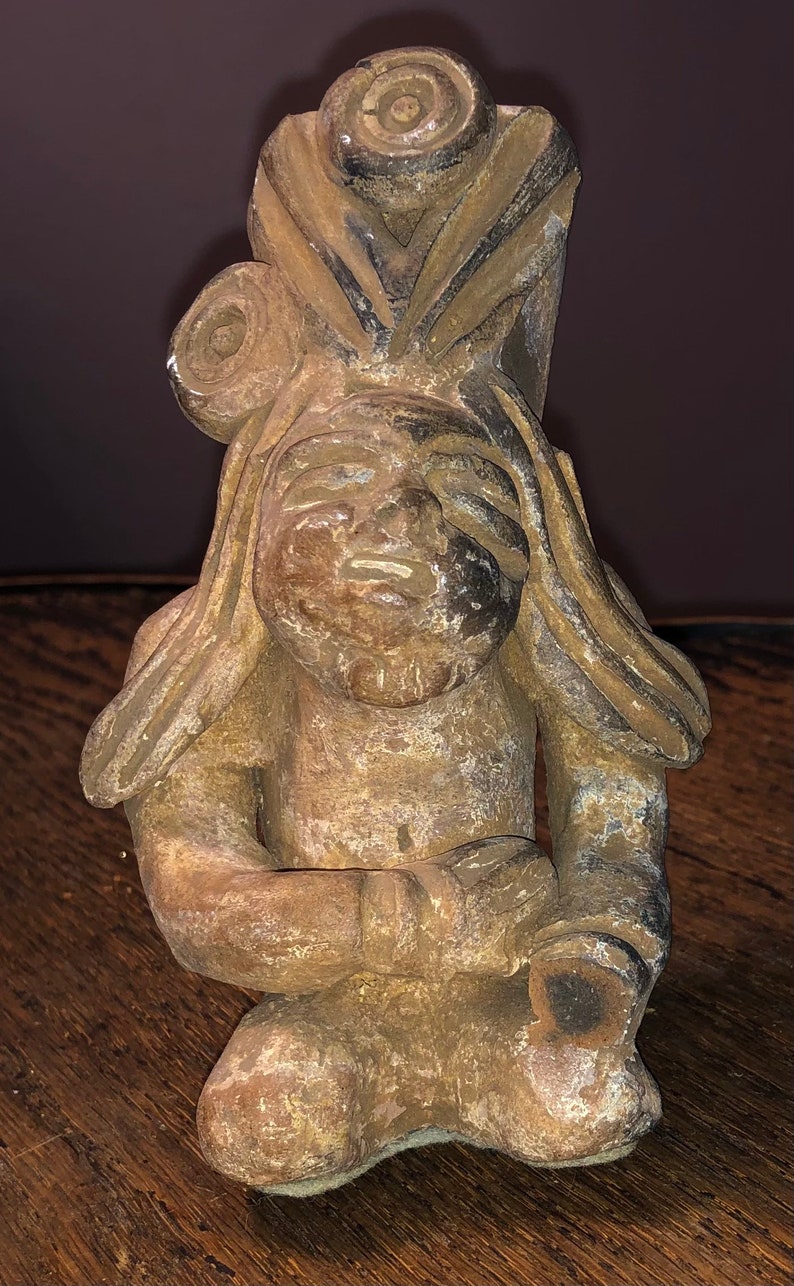 Precolumbian Terracotta Statue Possibly Moche Culture Ca 800 - Etsy