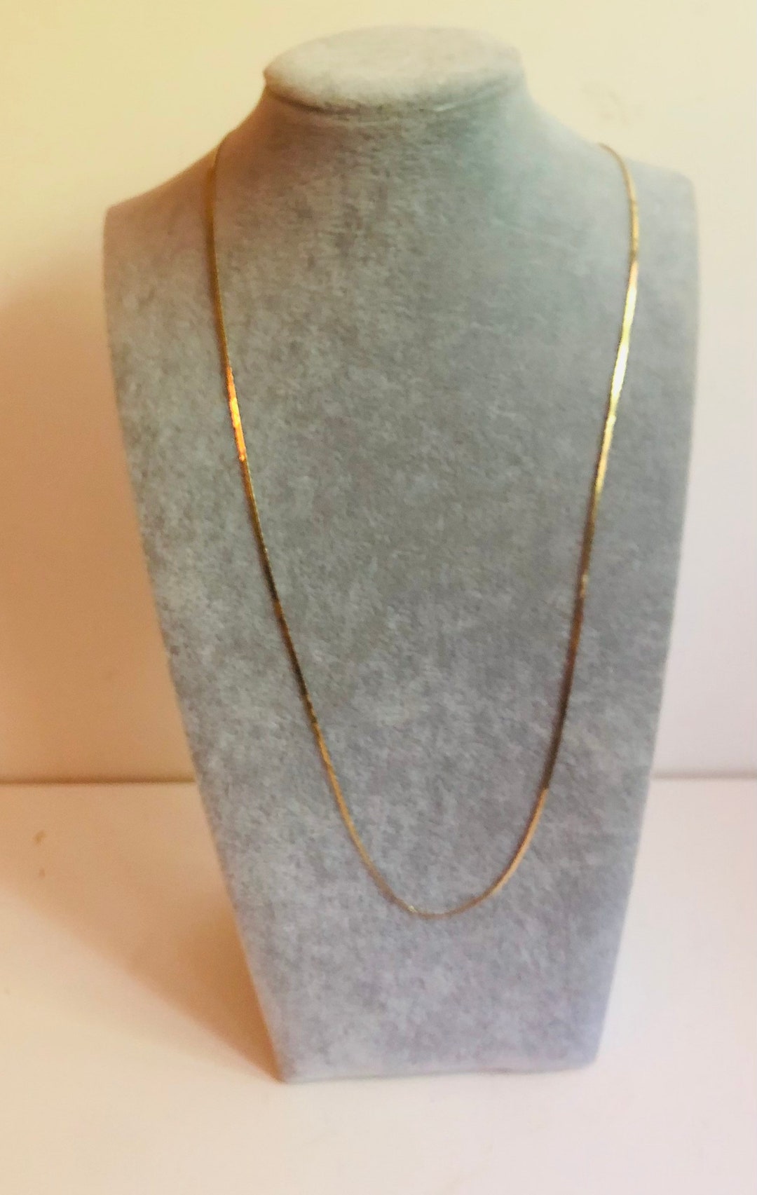 Vintage Italian Gold Chain 14K Necklace 4.6 Grams Yellow Gold Italy 585 ...