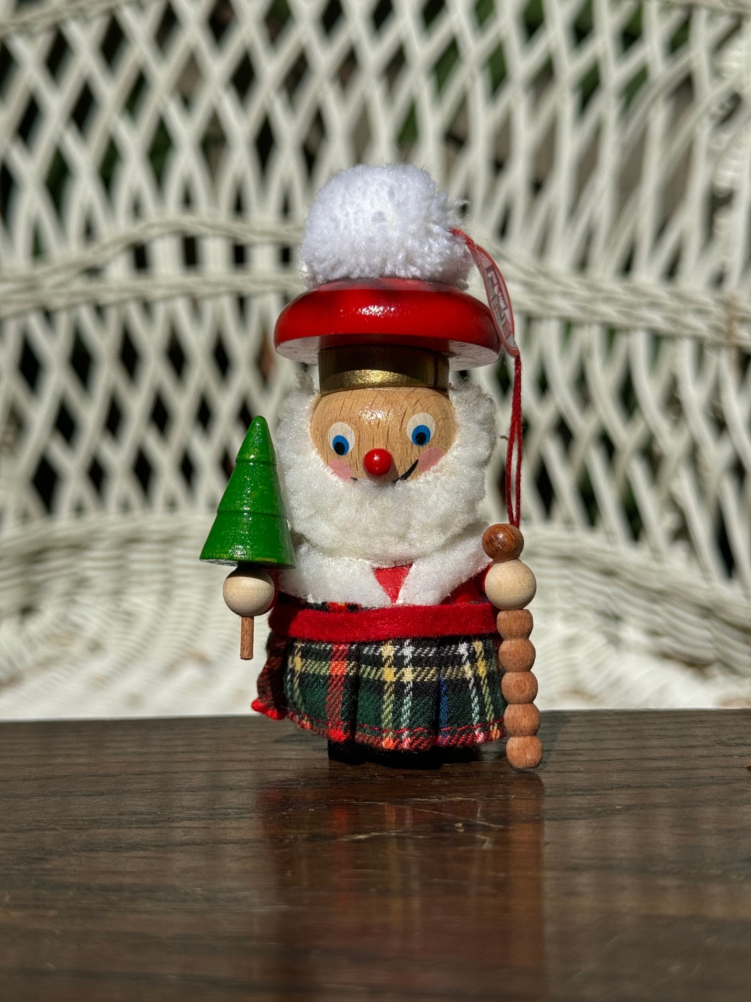 Vtg Steinbach Handmade German Folk Art Christmas Ornament Scottish ...