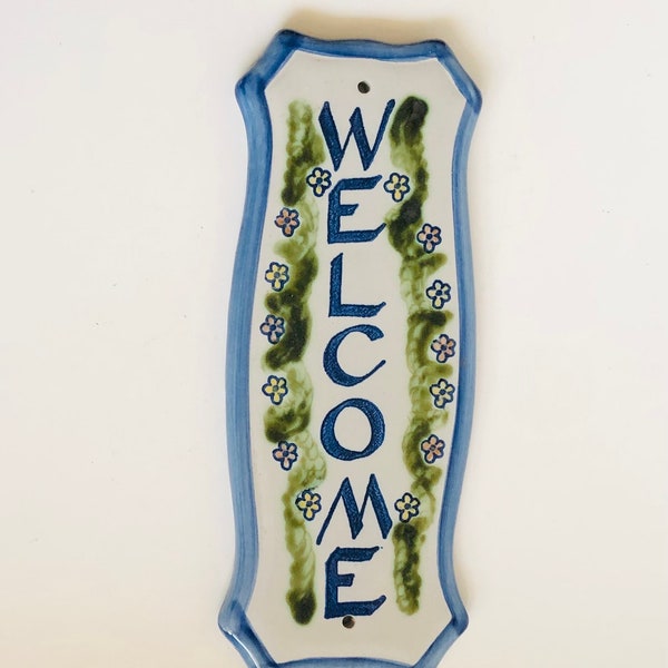 Ceramic Welcome Sign - Etsy UK