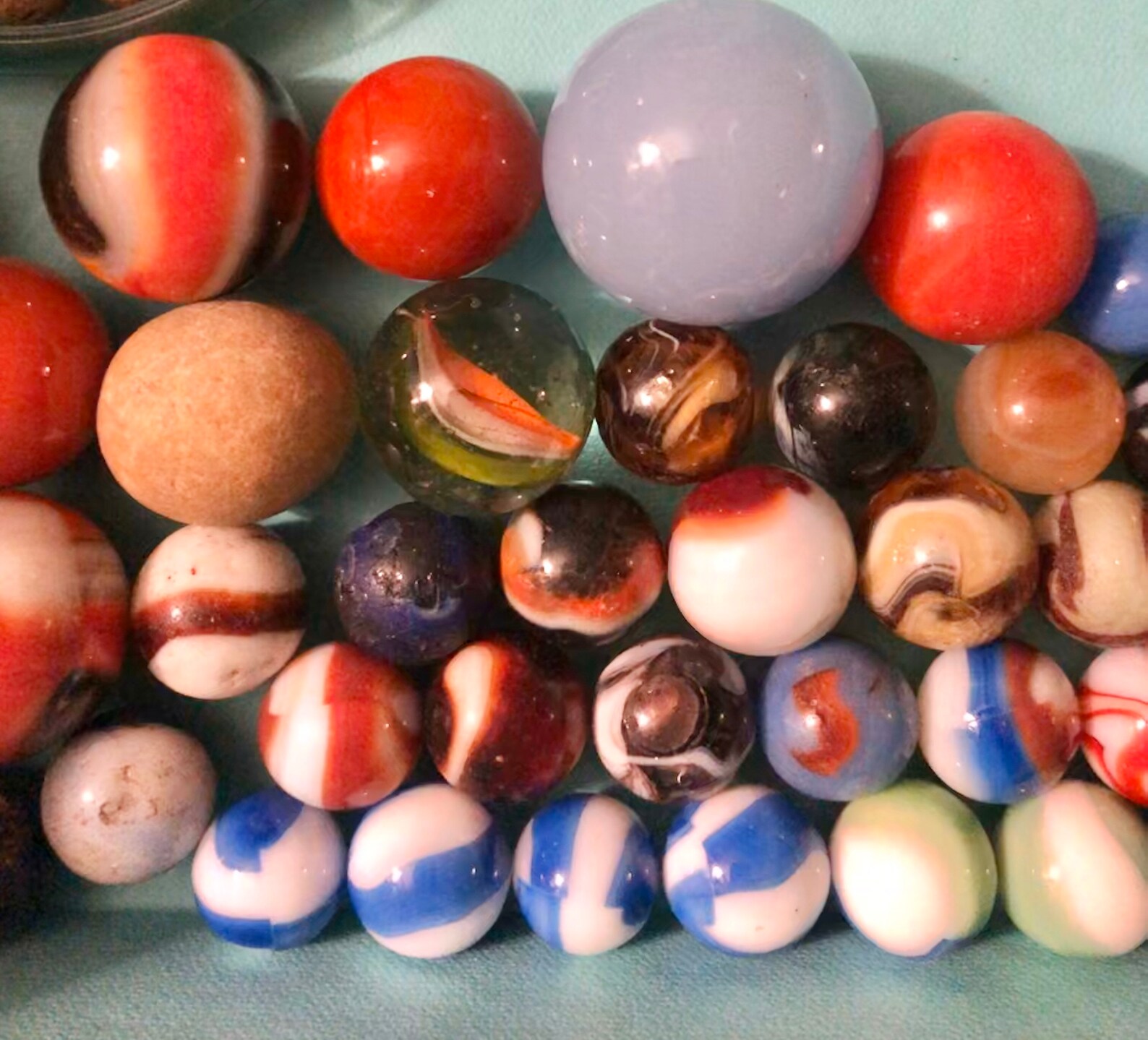 Vintage Marble King Akro Agate Shooter Marbles Clay Marbles - Etsy