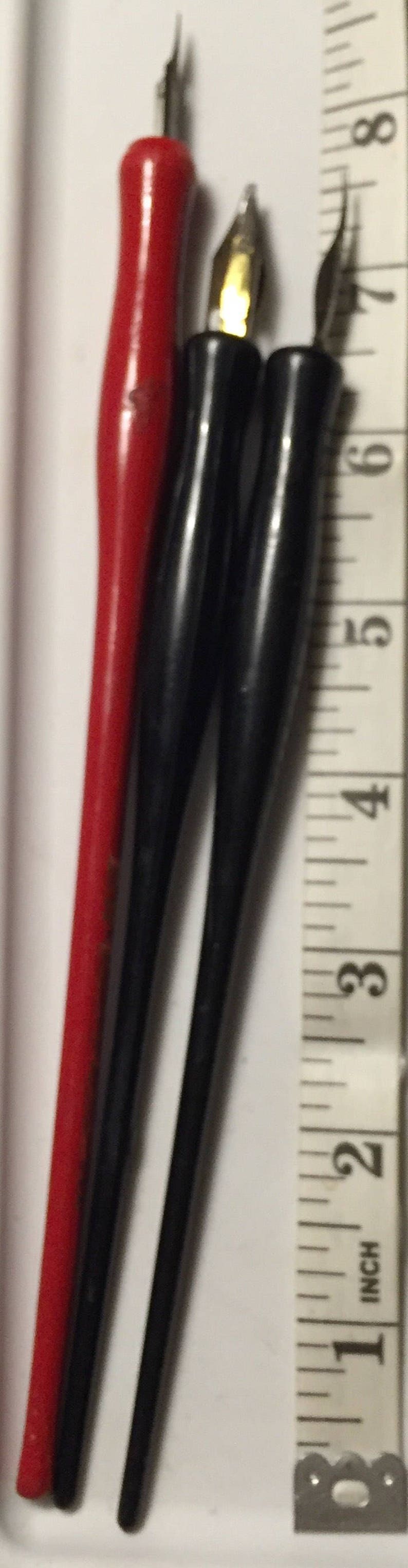 Dip Pen Collection 3 Lightweight Wooden Antique Calligraphy | Etsy