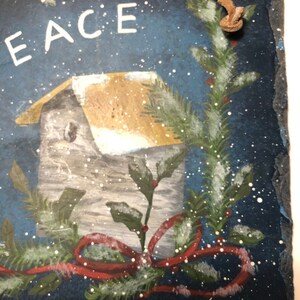 Original Pennsylvania Artist Kathy Hatch Birdhouse Painting Peace for ...