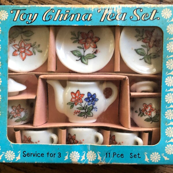 Vintage Childrens Tea Set Made in Japan - Etsy