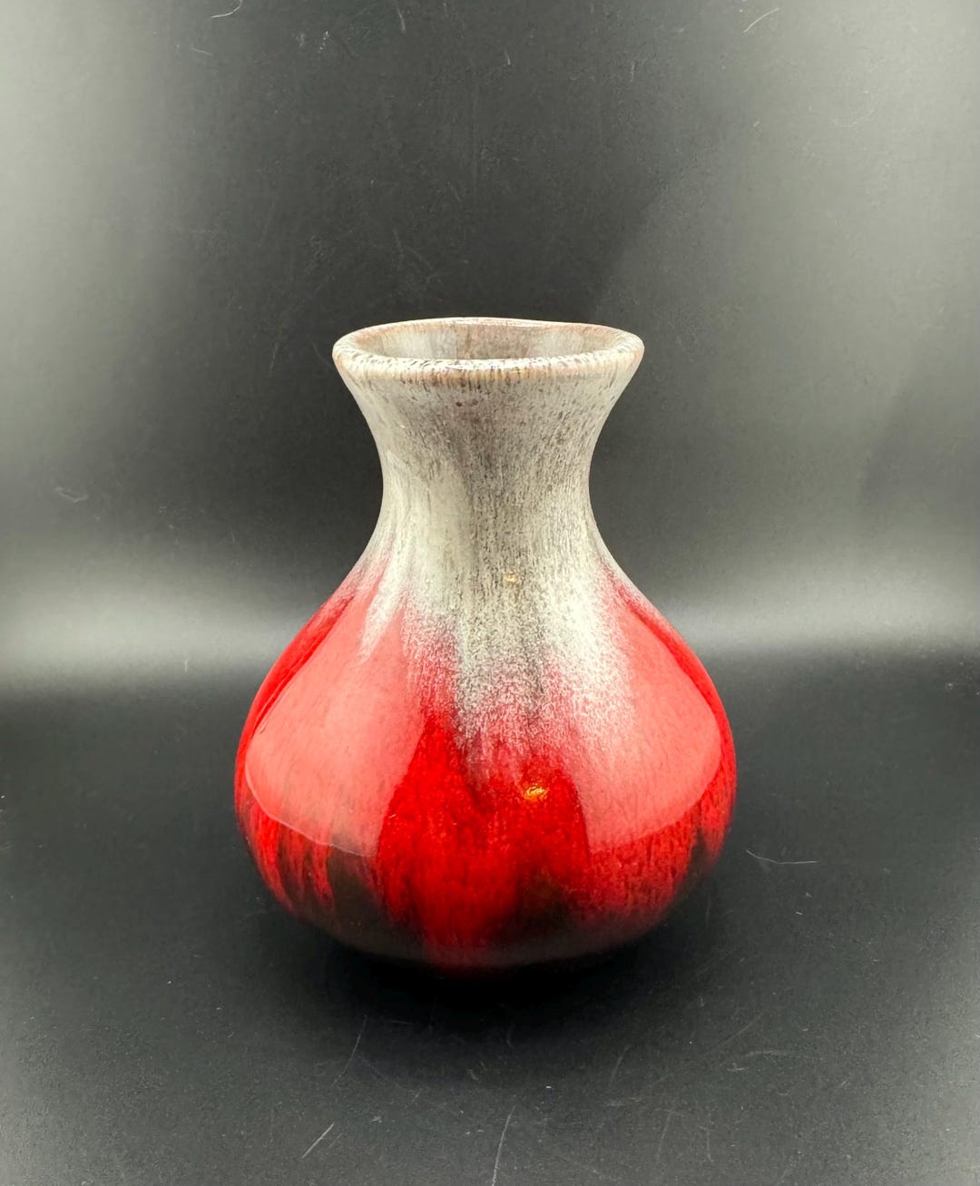 Striking Mid Century Modern Alfred Dube Vase Canadian Art Pottery ...
