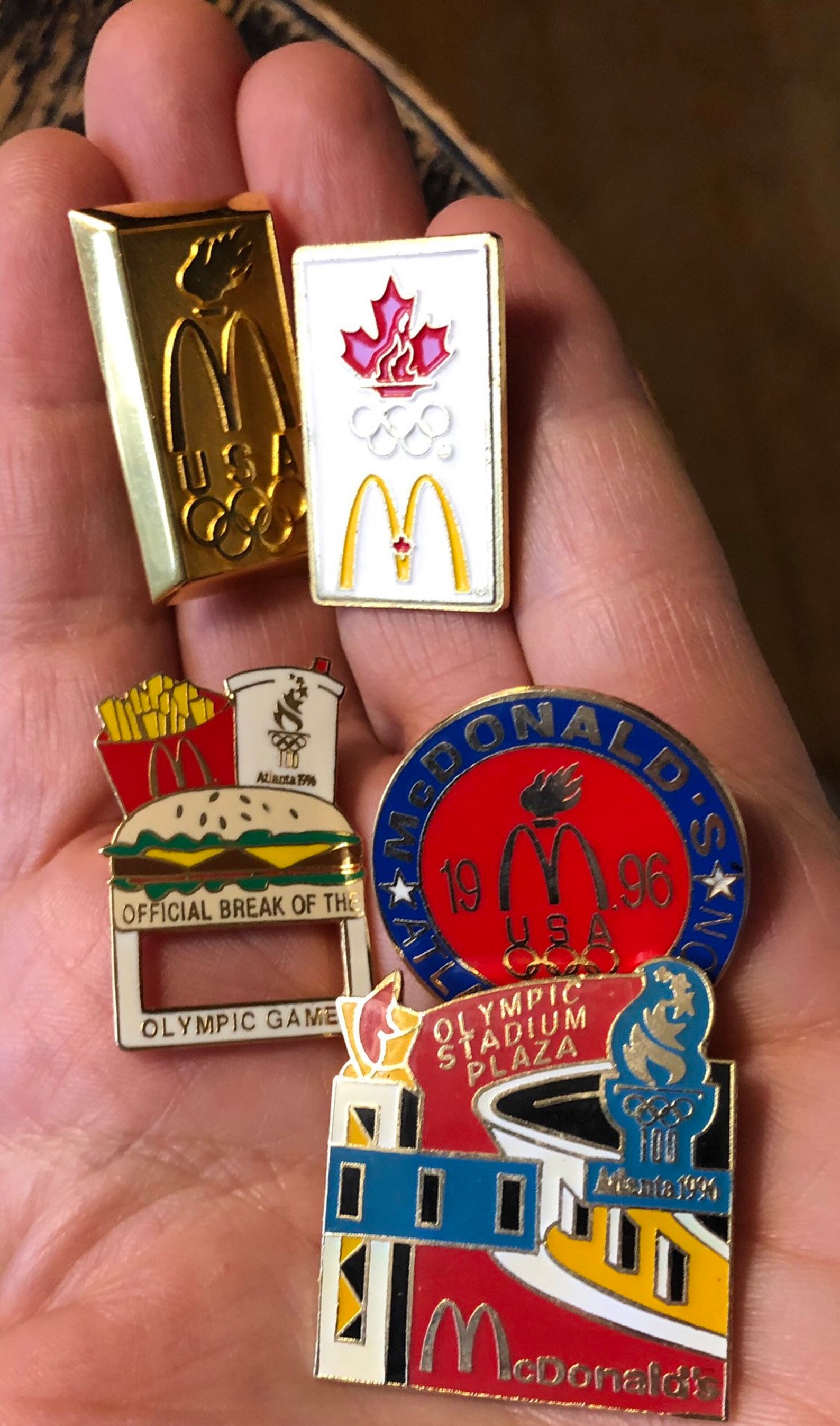 1996 Atlanta Olympics Mcdonald's Pins Collection of - Etsy