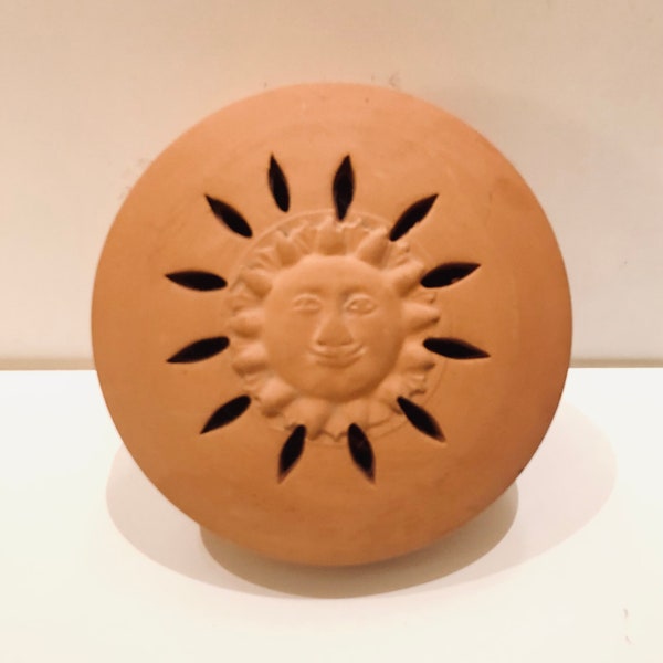 Terracotta Sun Face - Etsy