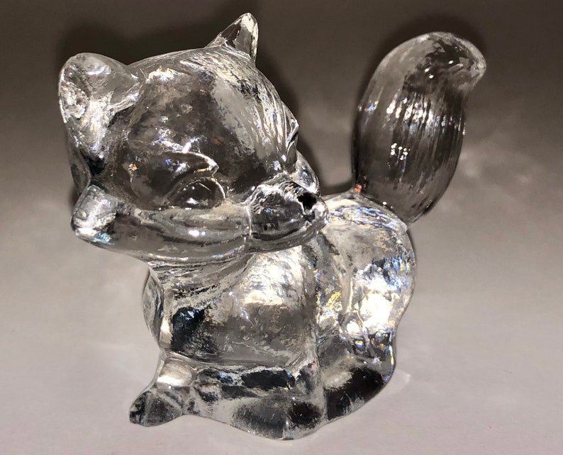 1980 Vintage Goebel Glass Fox or Cat Paperweight Figurine as Is - Etsy