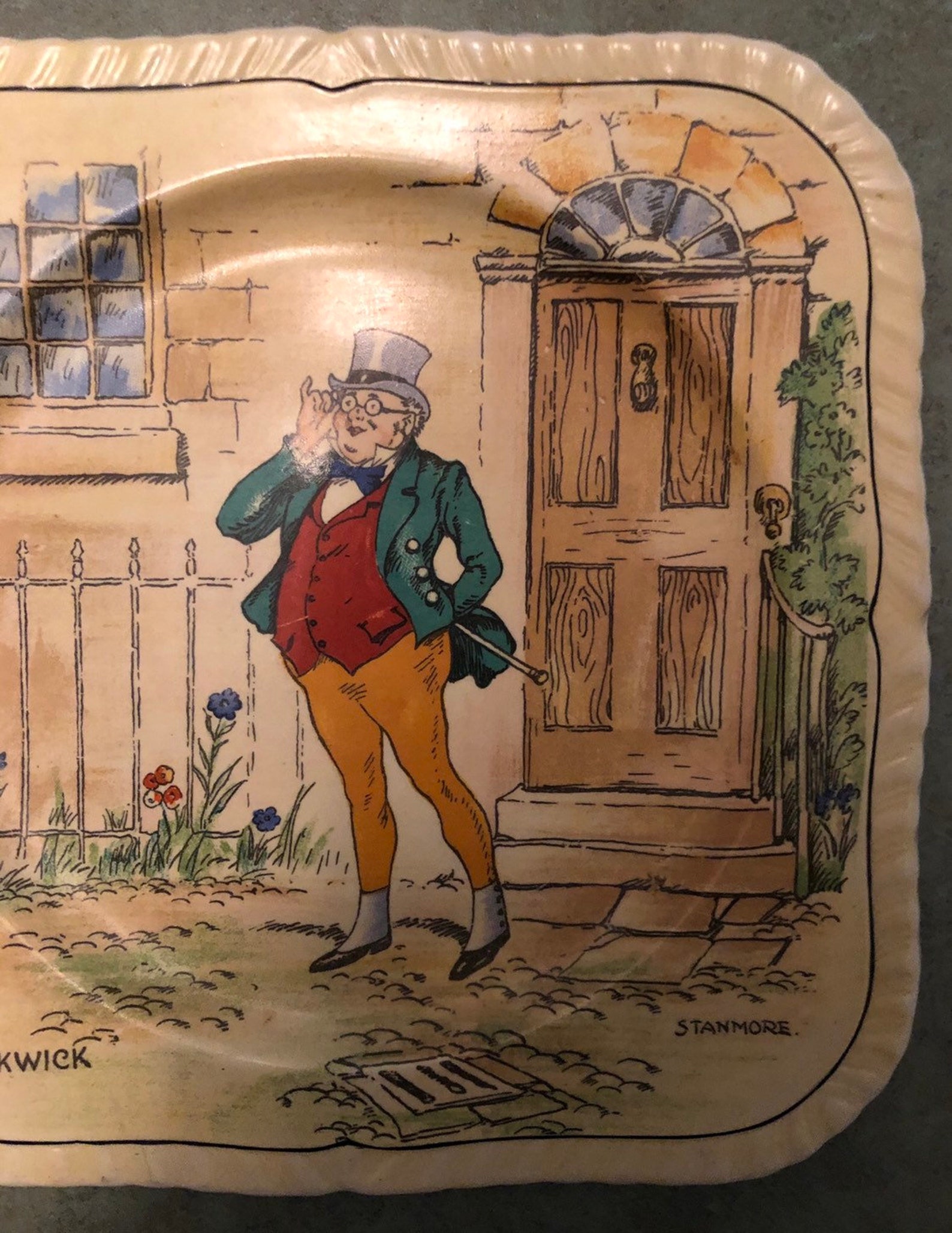 Mr Pickwick Charles DICKENS Character Plate Collectible Alfred - Etsy ...