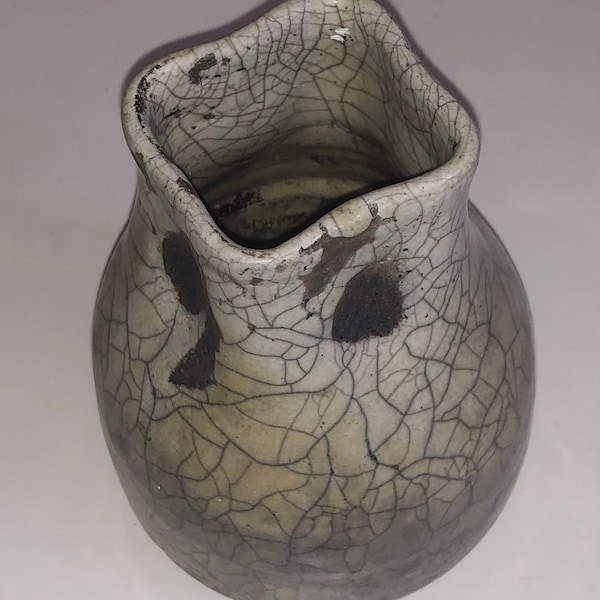 Raku Vase - Etsy