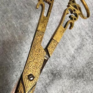 Antique Ottoman Calligraphers Scissors Turkey Antique Ottoman Persian ...