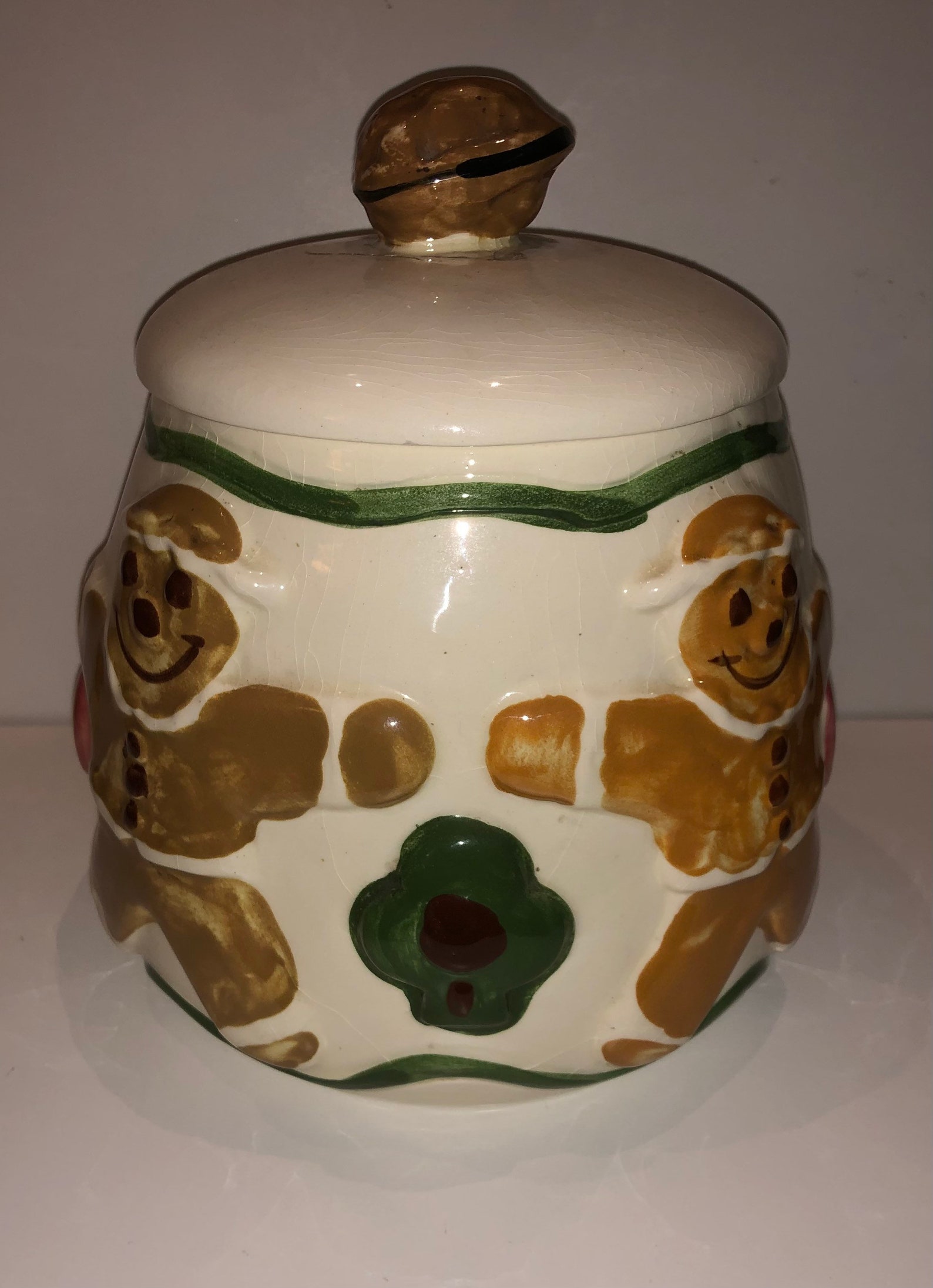 1957 Los Angeles Potteries Cookie Jar Happy Gingerbread Man - Etsy