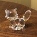1980 Vintage Goebel Glass Fox or Cat Paperweight Figurine as Is - Etsy