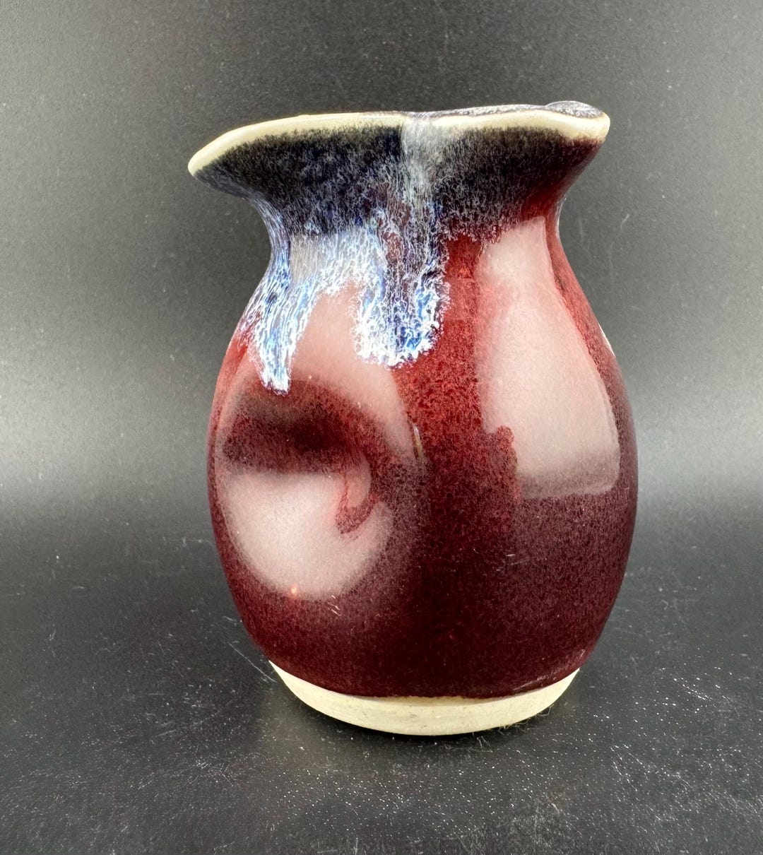 Adorable Little Ceramic Art Pottery Creamer Pinched Spout Single ...