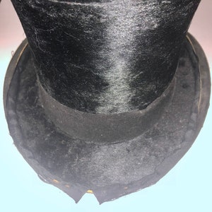 1800s Antique British Victorian Top Hat Scott & Co Hatters to the King ...