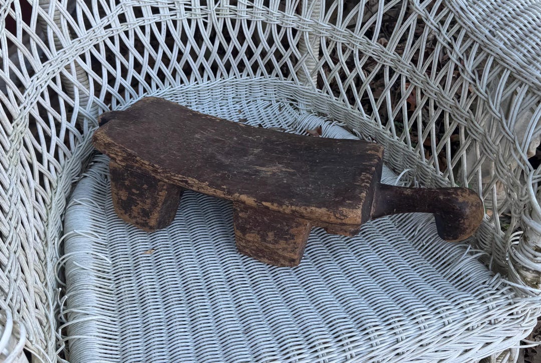 Antique African Lobi Peoples Stool Wooden Zoomorphic Turtle Shape From ...