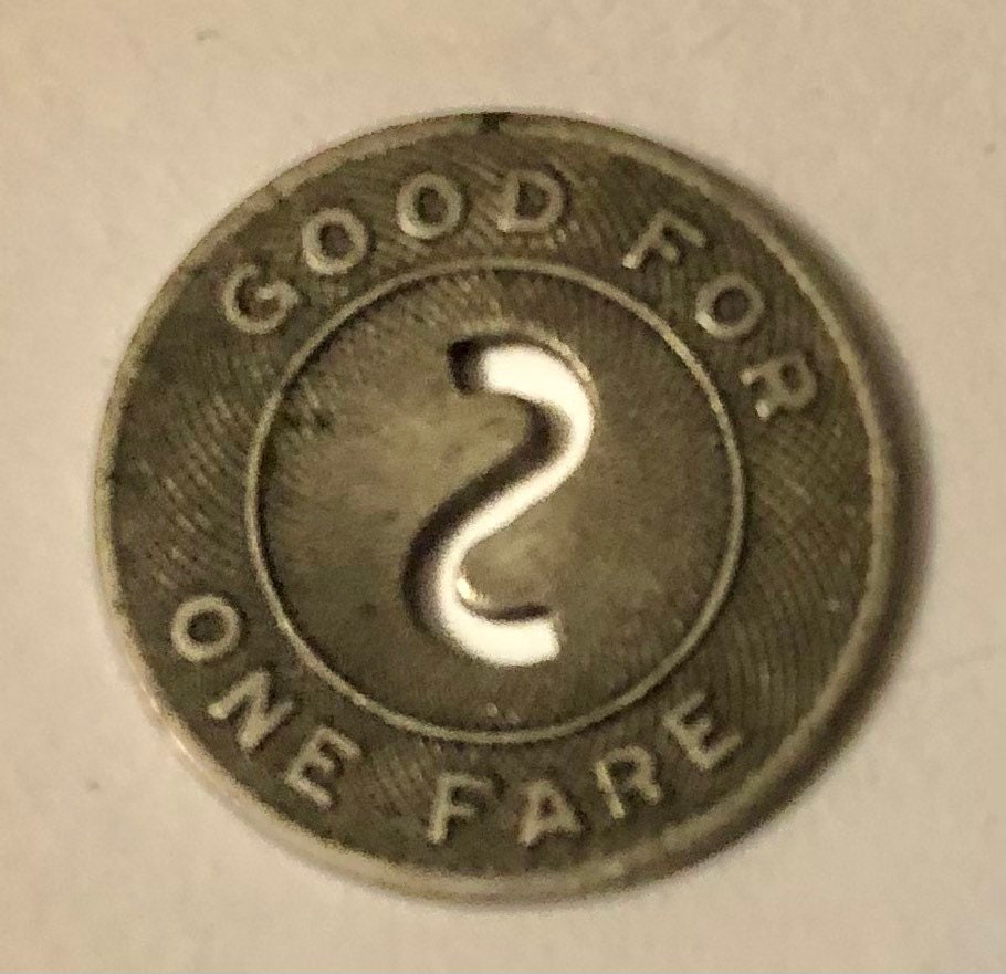 Antique Transit Company Token Collection Streetcar Token One - Etsy Norway