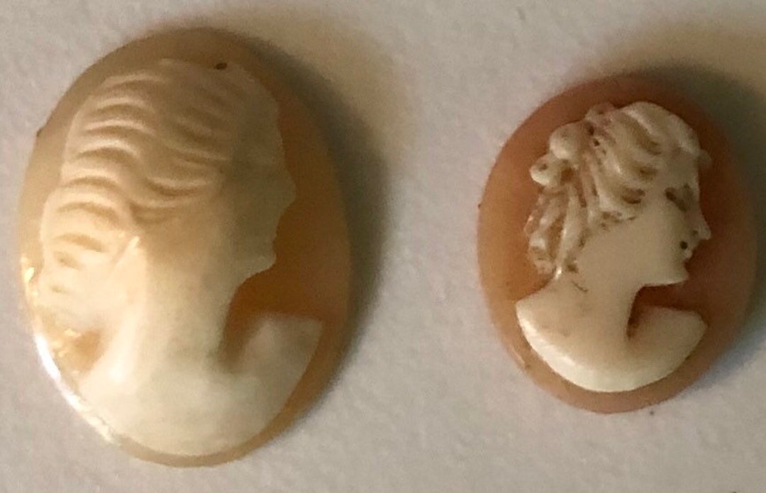 Antique Shell Cameos Loose Carved Shell Cameos Components for - Etsy