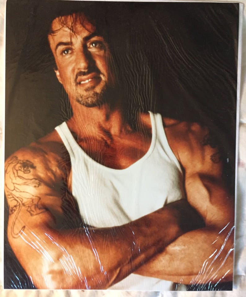 Sylvester Stallone Photos Vintage Photo Nice Sly Stallone Photograph ...